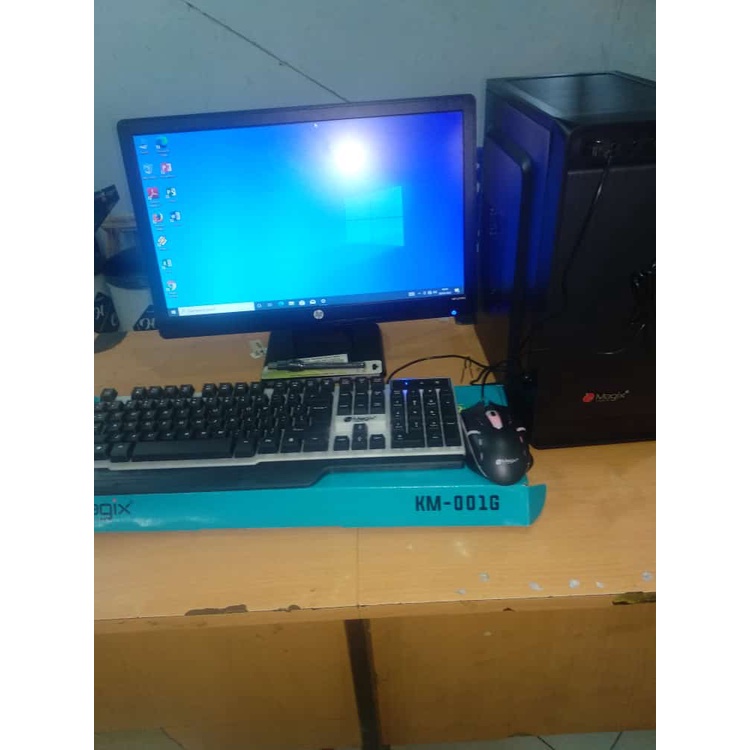 Jual PC RAKITAN CORE I5 RAM 8GB SSD 128GB LED 19INCH KEYBORD MOUSE | Shopee Indonesia