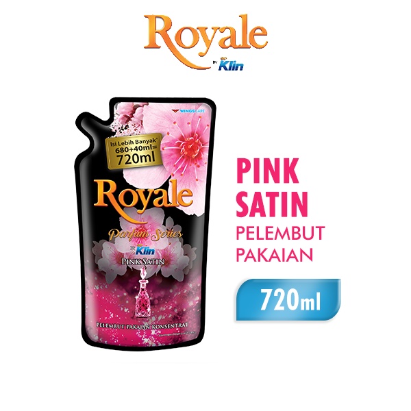 Jual Royale Soft Pink Satin Pouch 720 ml | Shopee Indonesia