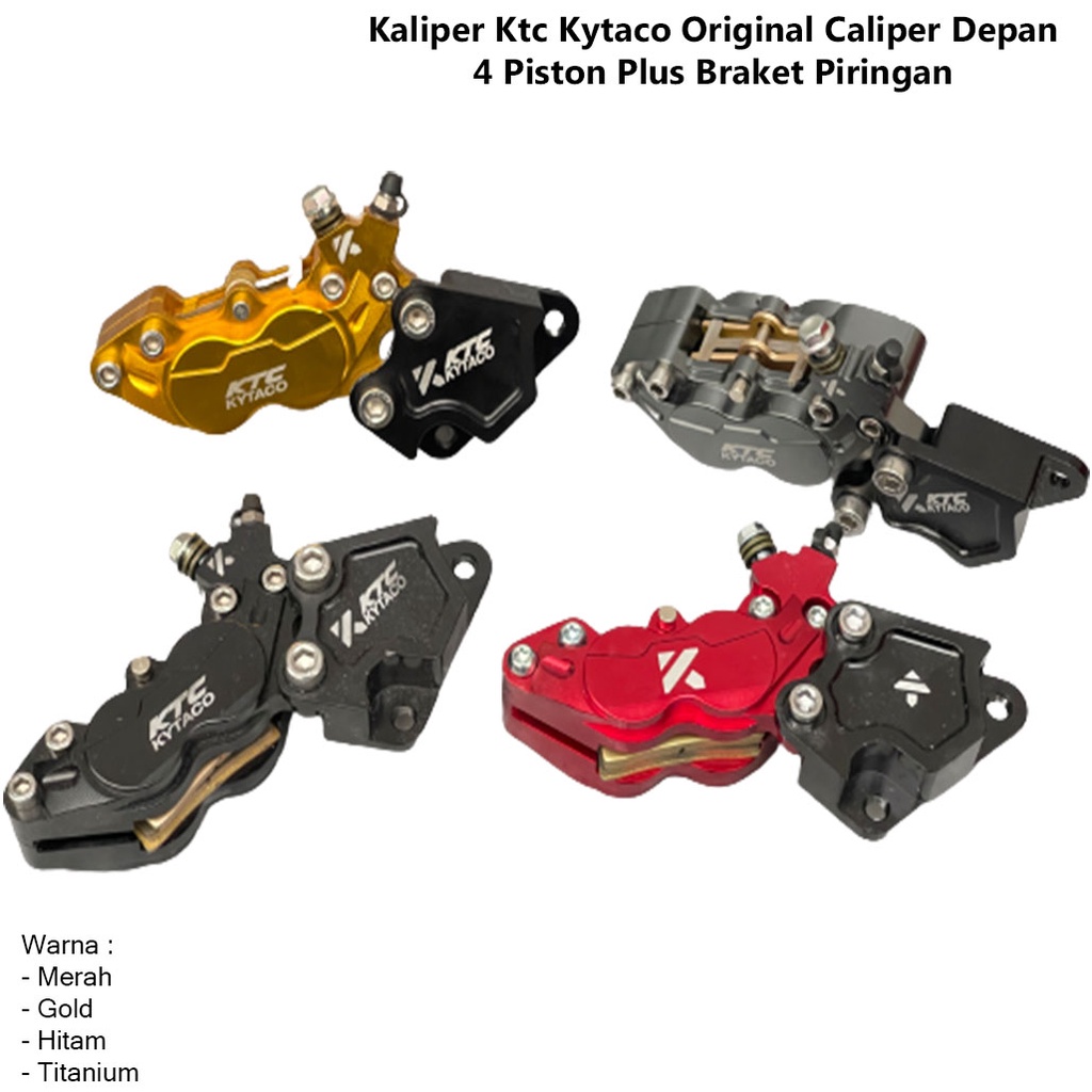 Jual Kaliper Ktc Kytaco 4 Piston Plus Braket Piringan | Shopee Indonesia