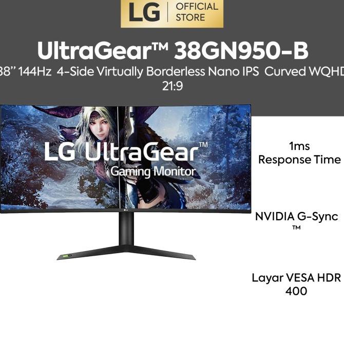 Jual Lg Ultragear 38Gn950-B 38" Wqhd Nano Ips 1Ms With Nvidia G-Sync ...