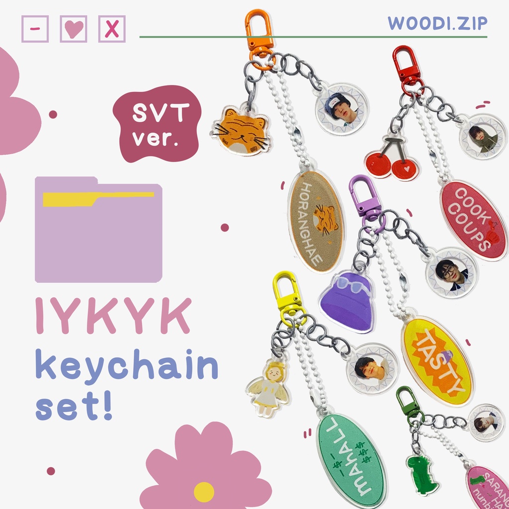 Jual (17-95 line) IYKYK ver. 1 - kpop keychain / keyring | Shopee Indonesia