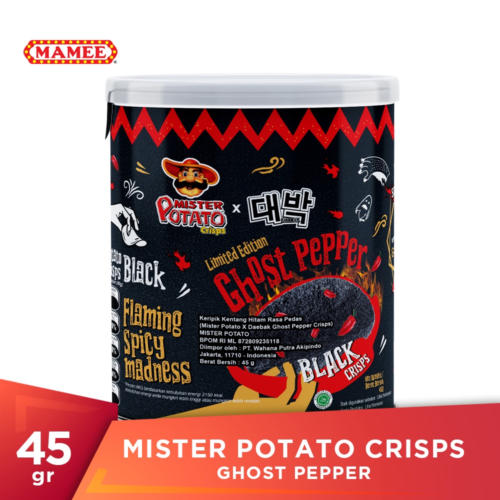 Jual Mister Potato Crisps Ghost Pepper 40gr Shopee Indonesia