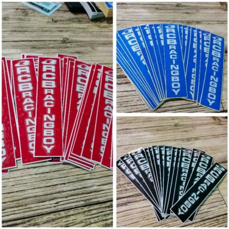 Jual STICKER SHOCK RCB RACING BOY CUTTING | Shopee Indonesia