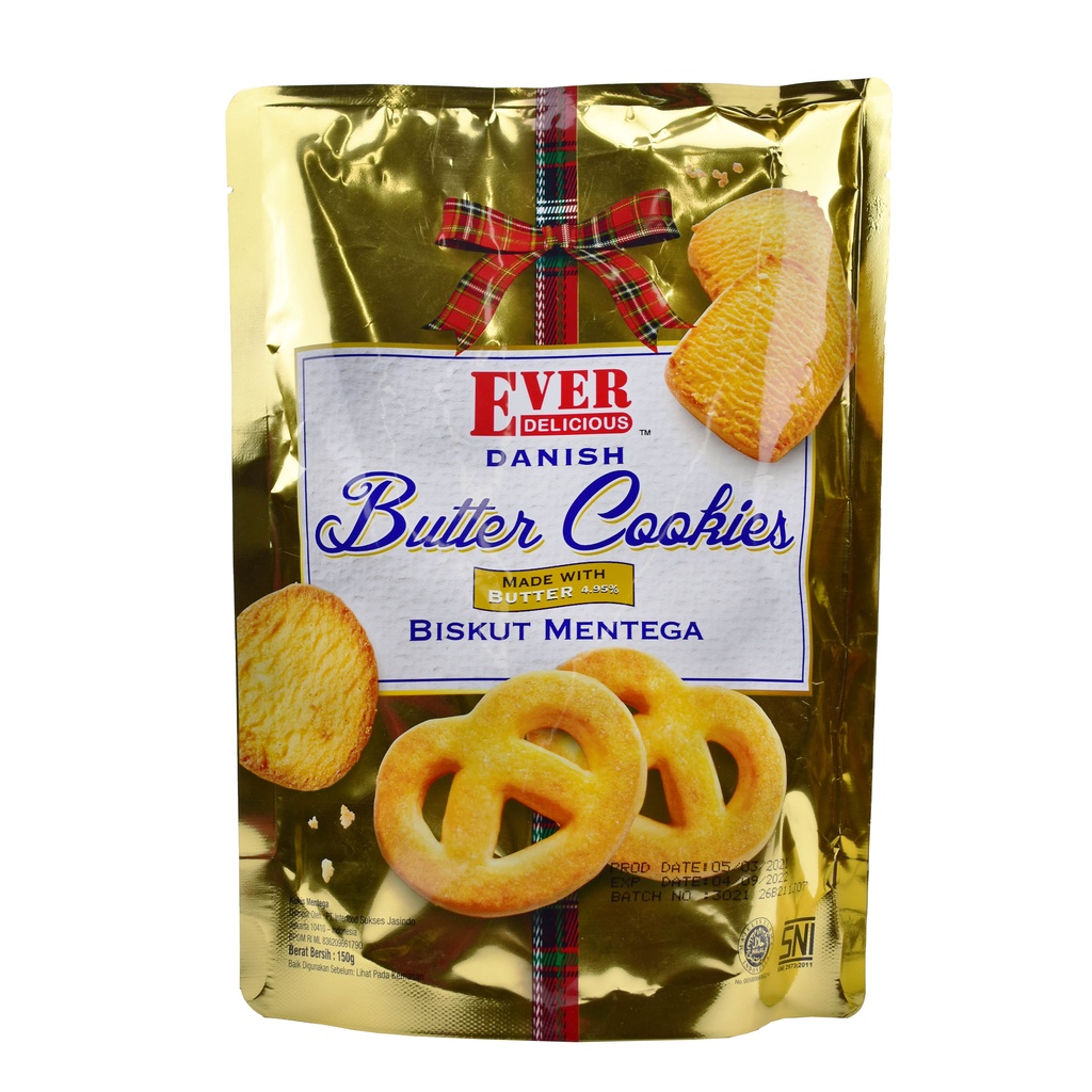 Jual BISKUIT KUKIS EVER DELICIOUS BUTTER COOKIES 150 GR | Shopee Indonesia