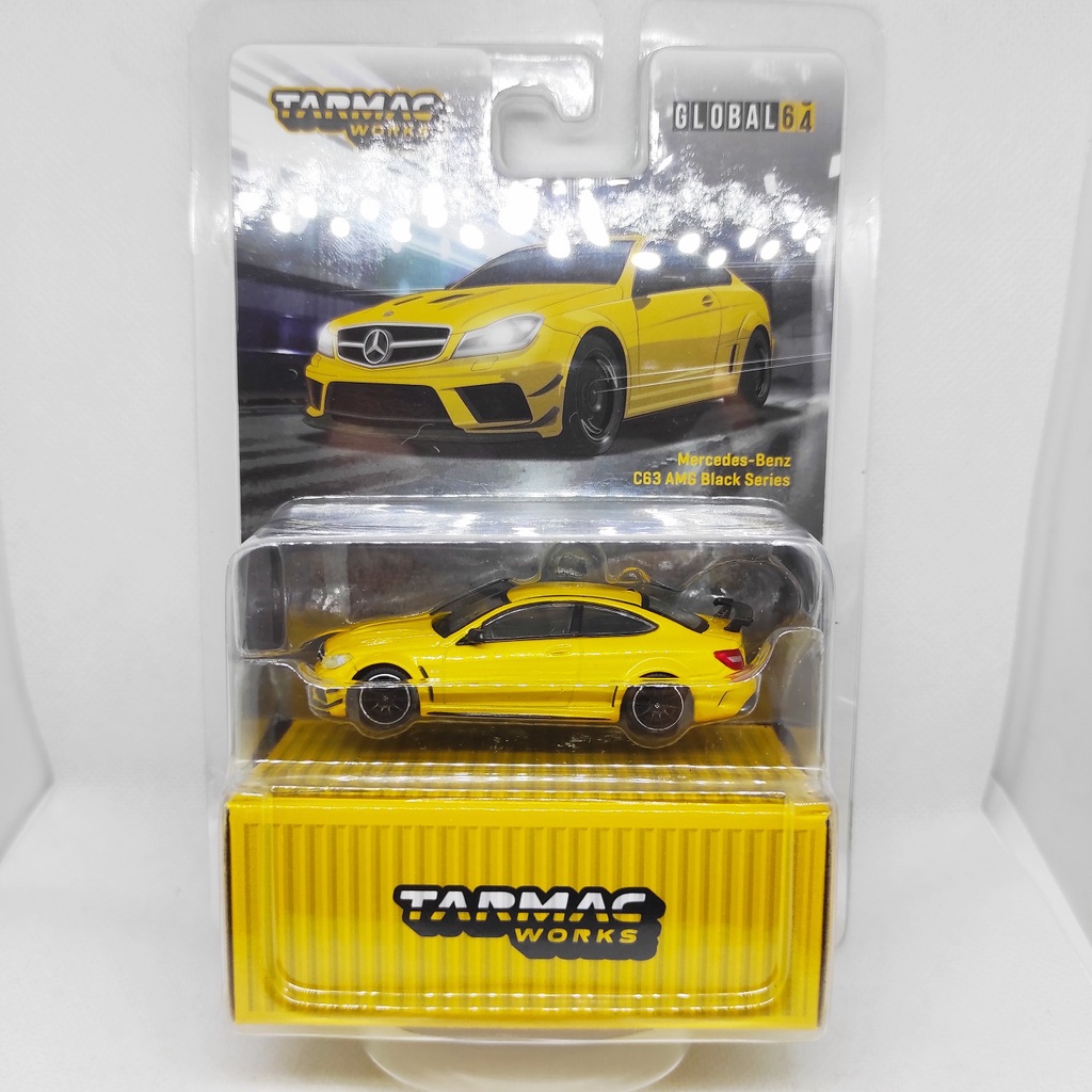 Jual Tarmac Works Mercedes Benz AMG C63 Coupe Black Series Yellow ...