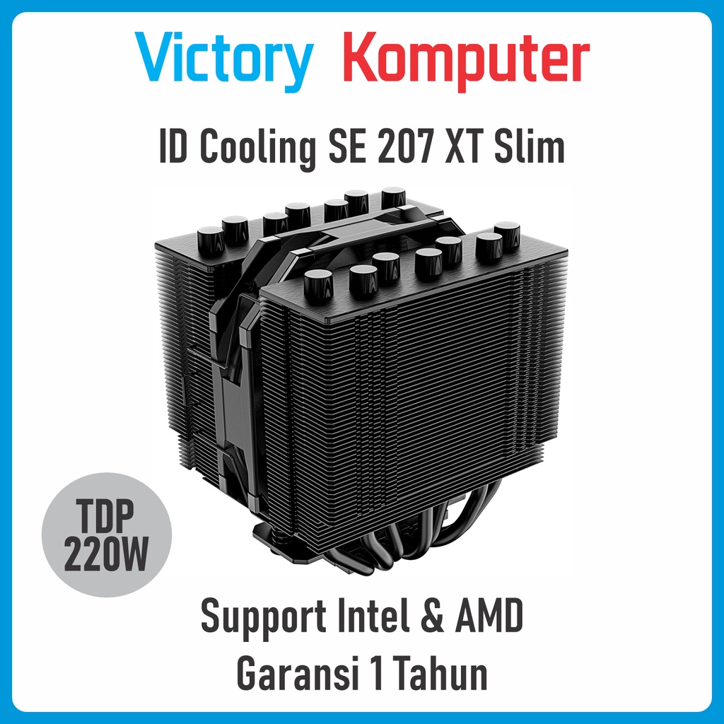 Jual ID Cooling SE 207 XT Slim CPU Cooler (Intel/AMD) LGA 1700 1200 ...