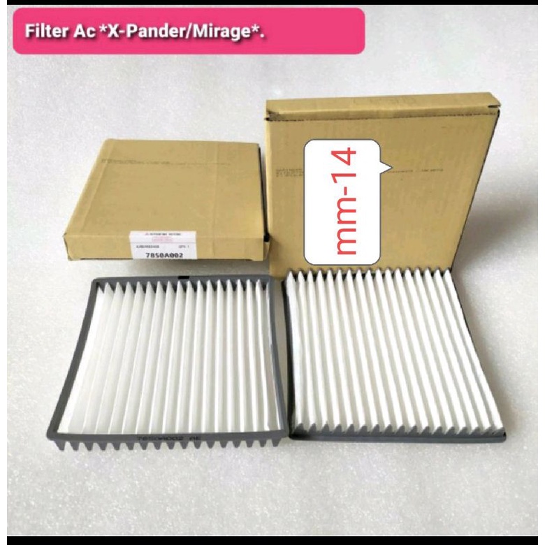 Jual FILTER CABIN FILTER AC MITSUBISHI XPANDER MIRAGE ORIGINAL HARGA ...