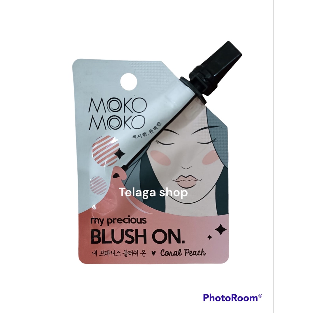 Jual (SALE!! WAJIB BACA DESKRIPSI) Moko Moko Blush On Coral Peach My ...