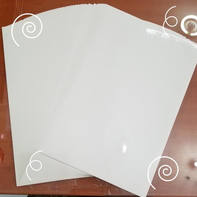 Jual Produk Terbaik] Kertas Sticker Kilat polos A4 / Folio ( 1 paket isi 10 lembar ) | Shopee ...