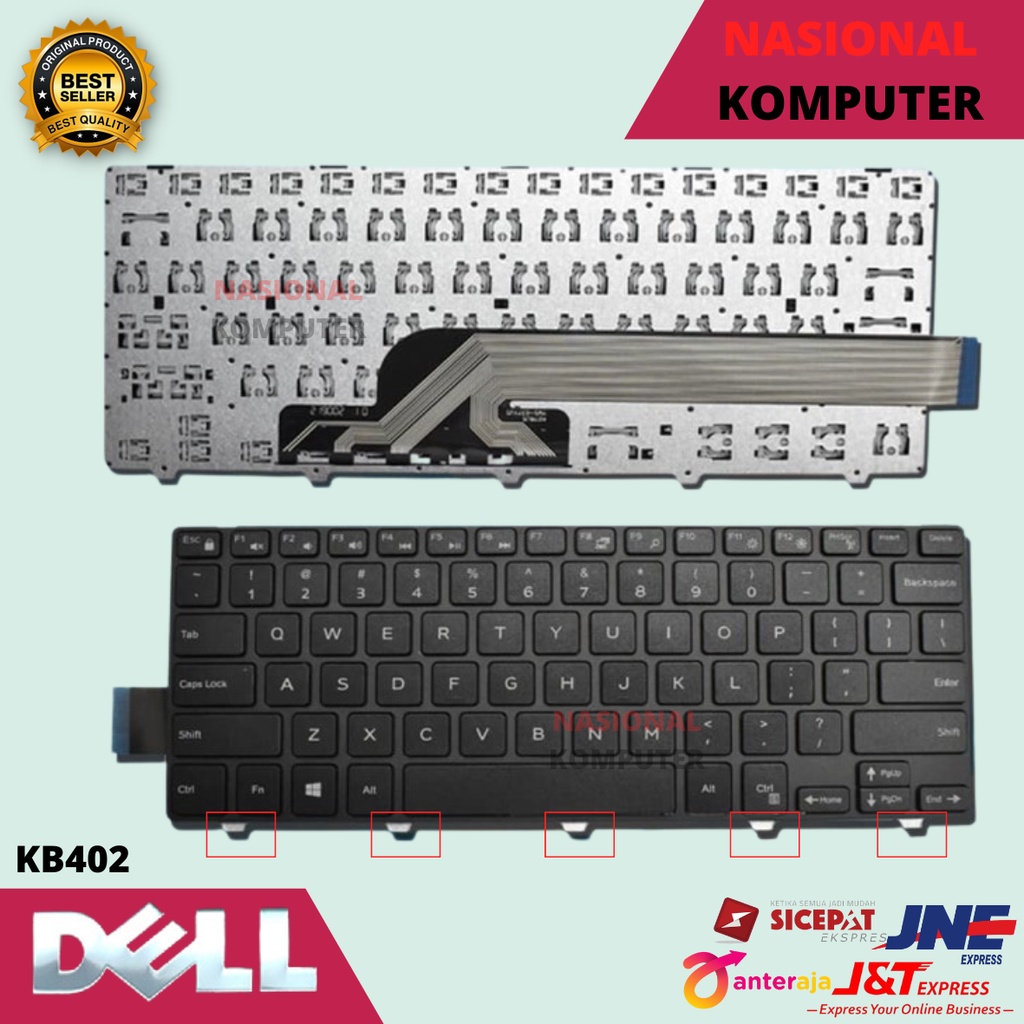 Jual Keyboard Laptop DELL Inspiron 14-3000, 14-3441, 14-3442, 14-3446 ...
