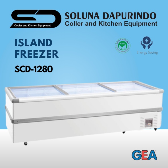 Jual GEA Island Freezer SCD-1280 / SCD1280 / SCD 1280 | Shopee Indonesia