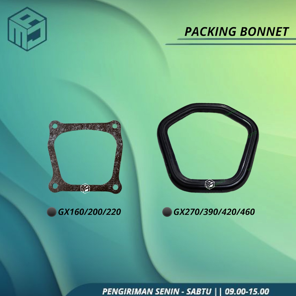 Jual Packing Bonnet Perpak Tutup Kop Mesin Bensin Penggerak GX160 GX270 ...