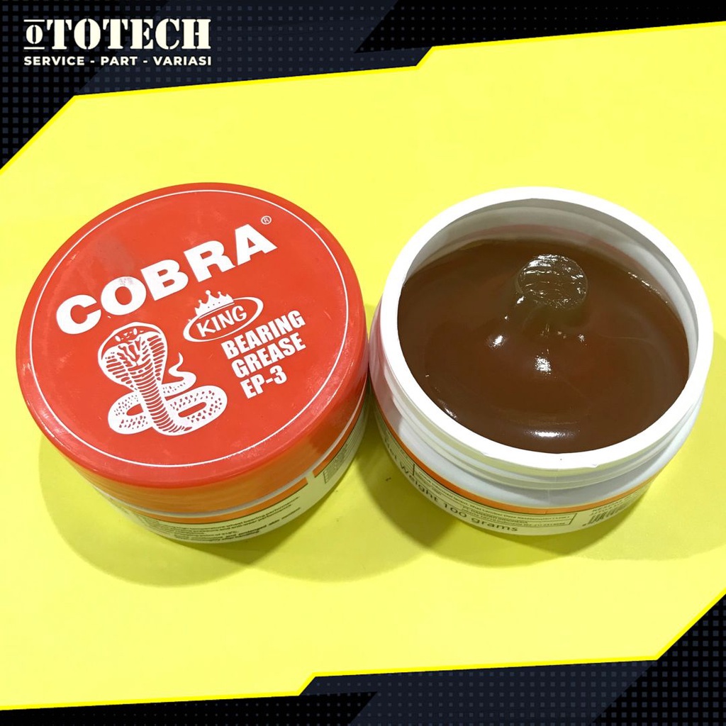 Jual [PROMO SALE] STEMPET/GREASE BEARING LAKER COBRA EP-3 100 GRAM ...