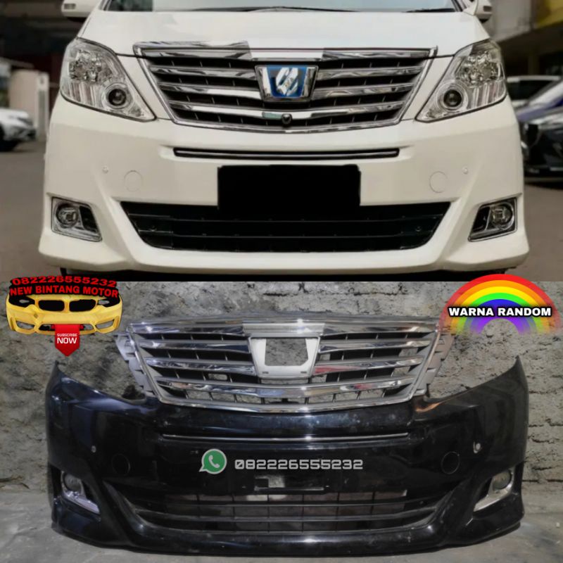 Jual Bumper toyota alphard facelift 2012 2014 original | Shopee Indonesia