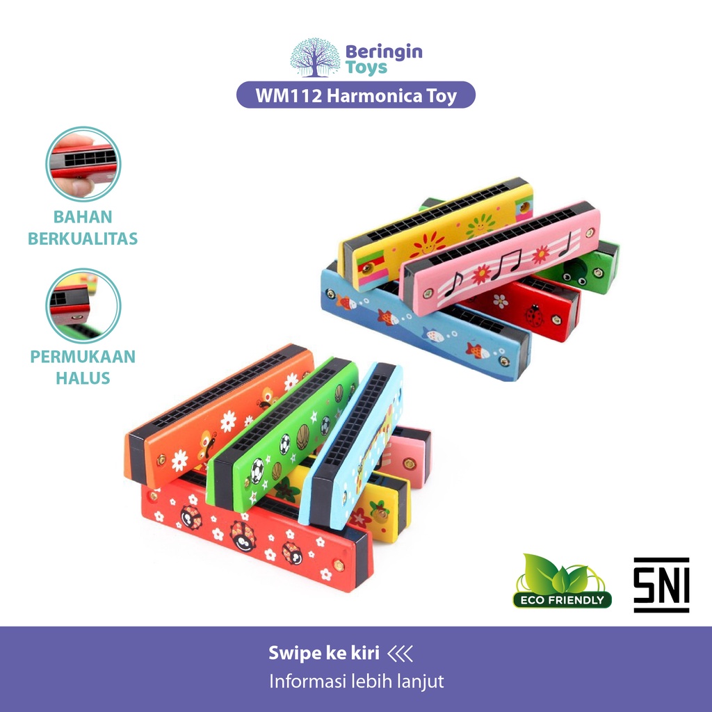 Jual Beringin Toys Wooden Harmonica Anak / Harmonika Kayu untuk Anak ...
