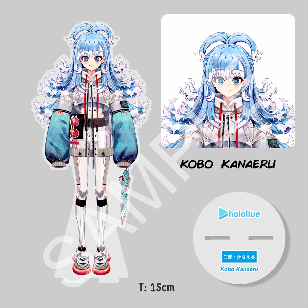 Jual Standee Hololive Akrilik UV | Acrylic Stand Action Figure Gawr Gura Pekora Kobo Kanaeru ...