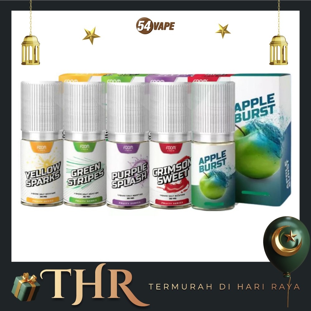 Jual Liquid FOOM Saltnic Fruity Series 30ml 30mg | Shopee Indonesia