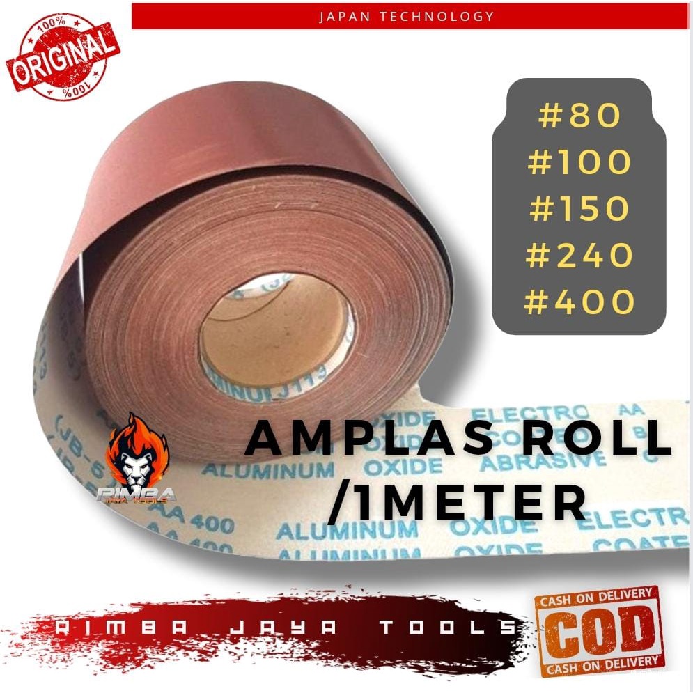 Jual Amplas Roll Grit semua Ukuran per Meter | Shopee Indonesia