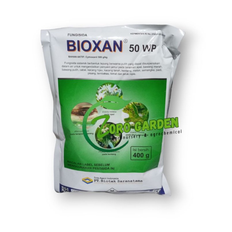 Jual PEMBASMI JAMUR TANAMAN BIOXAN 50 WP FUNGISIDA ISI 400GR | Shopee ...