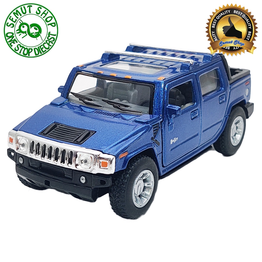 Jual Kinsmart 2005 Hummer H2 SUT Double Cab Miniatur Mobil Hummer H2 ...