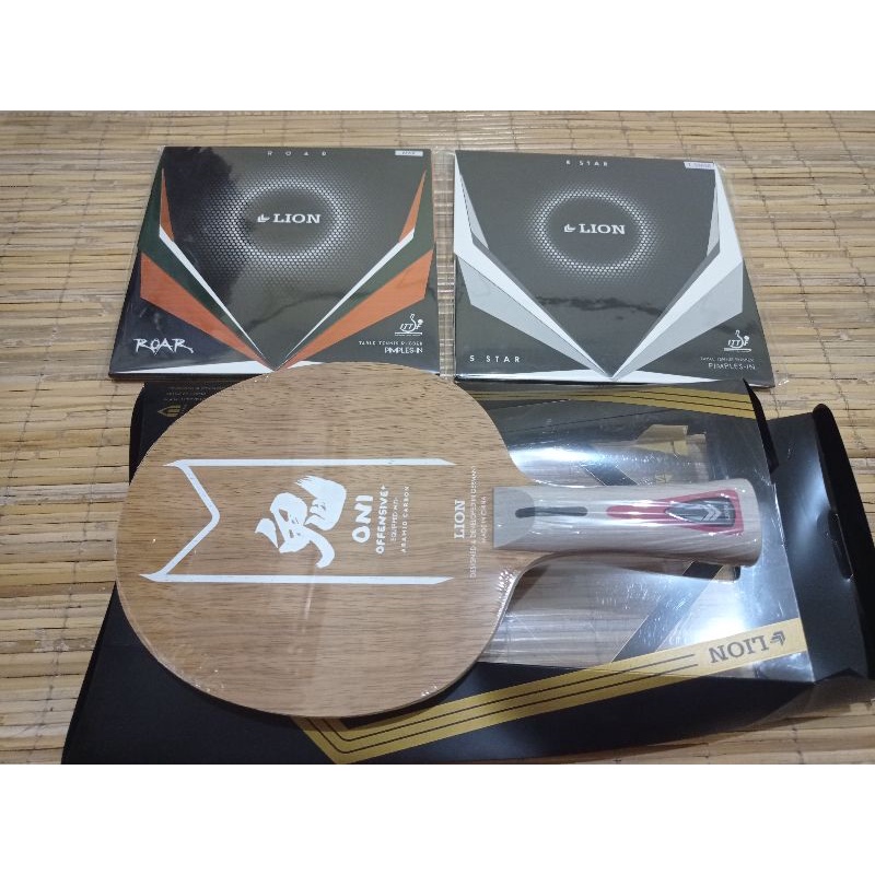 Jual PAKET BET TENIS MEJA LION ONI OFFENSIVE+ ORIGINAL | Shopee Indonesia