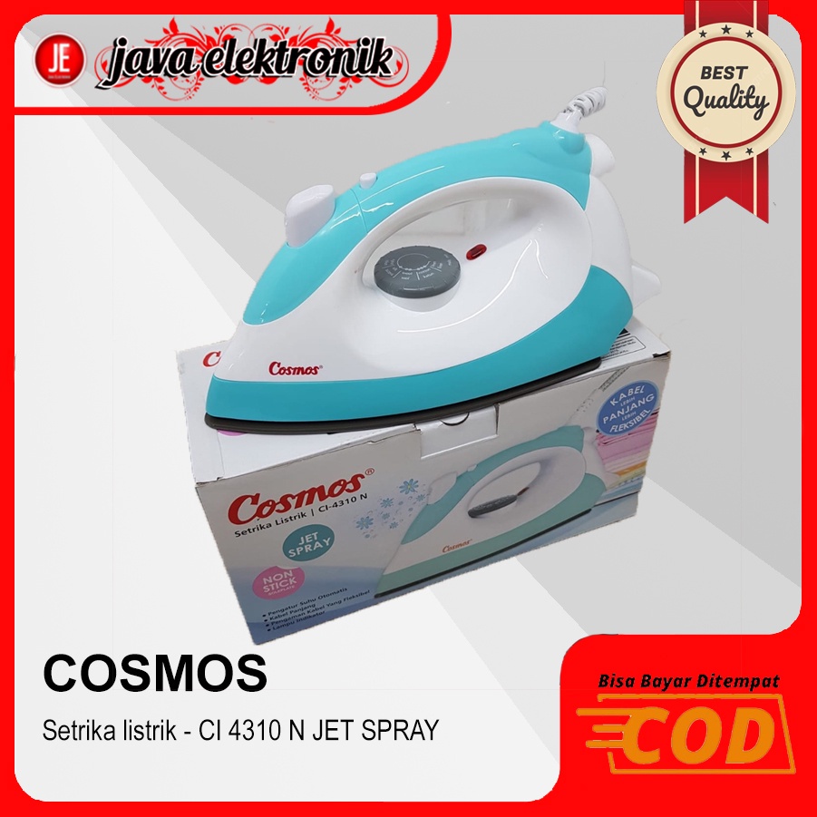 Jual Cosmos Setrika Non Stick Soleplate CI-4310 N | Shopee Indonesia