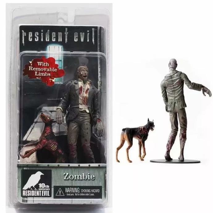 Jual Neca Capcom Resident Evil Zombie and Dog Cerberus Figure | Shopee ...