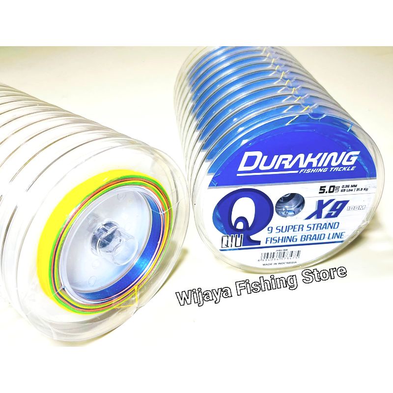 Jual Senar Pancing PE Duraking Qiu X9 100 meter connecting | Shopee ...