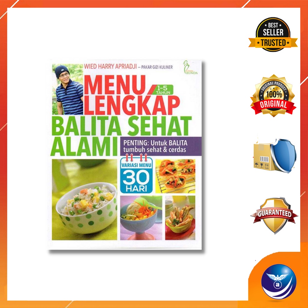 Jual Buku MENU LENGKAP BALITA SEHAT ALAMI - Penulis : Wied Harry ...