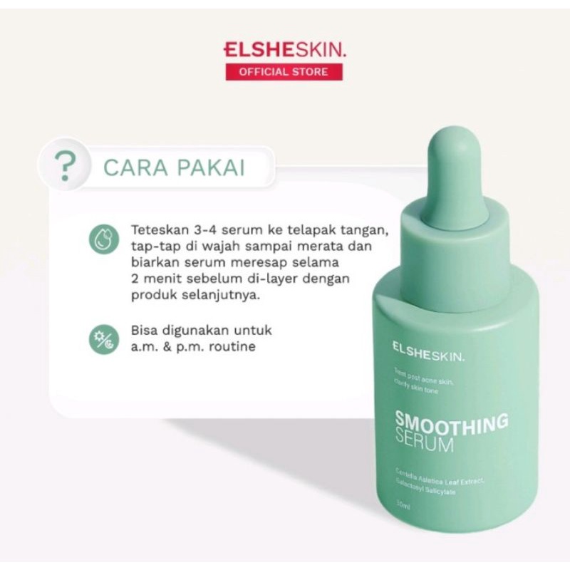 Jual ELSHE SKIN SMOOTHING SERUM 15ml | Shopee Indonesia