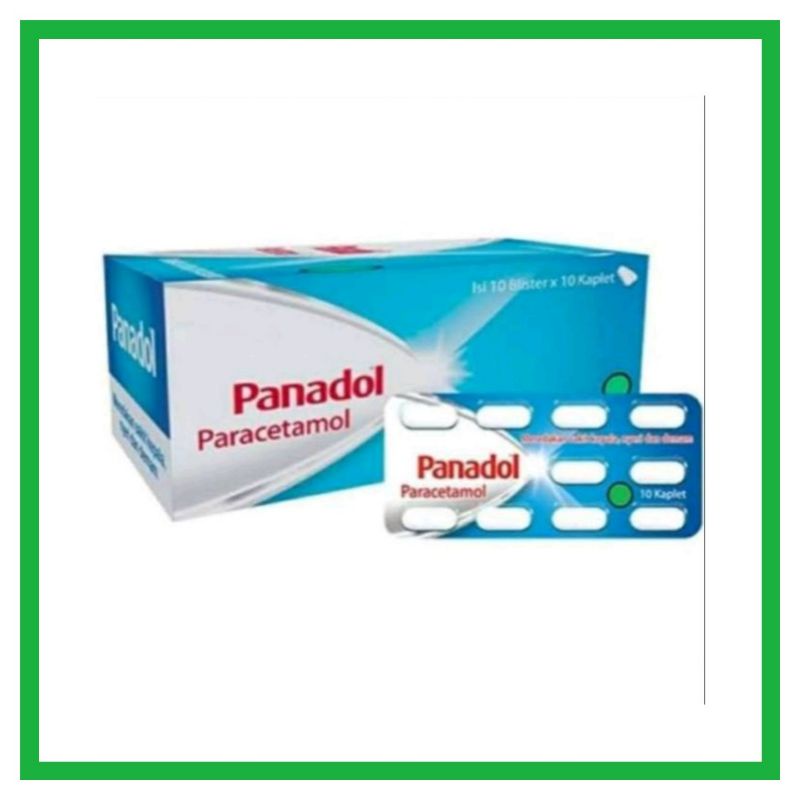 Jual Panadol Biru 1 Box 10 Blister @ 10 Kaplet Paracetamol | Shopee ...