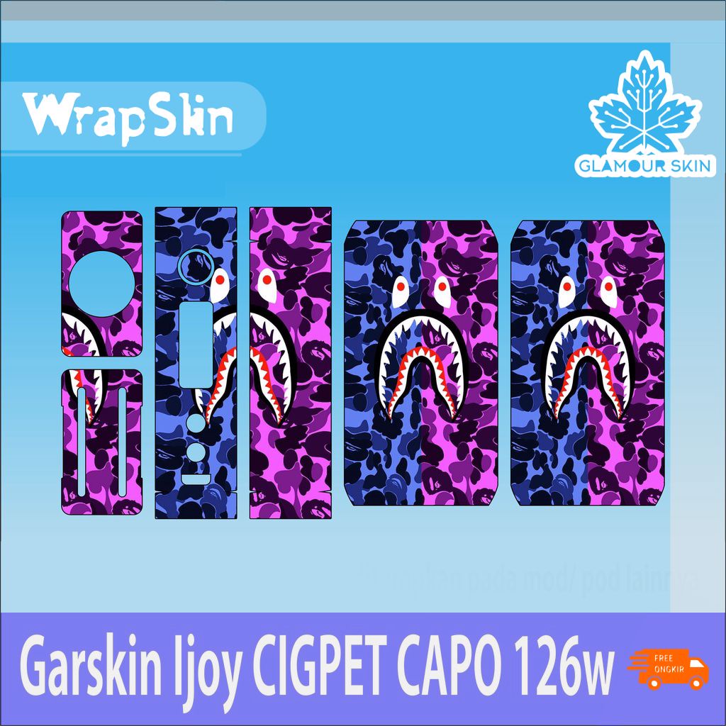 Jual Premium Ijoy Cigpet Capo 126w VAPOR/MOD/POD Garskin skin Wrap ...