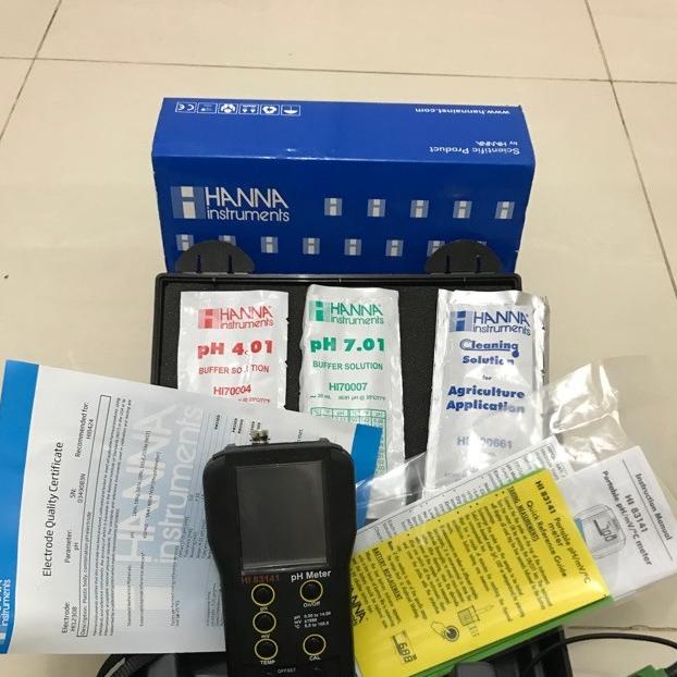 Jual Hanna Instruments Hi 83141 Ph Meter With Electrode And Temp Probe | Shopee Indonesia