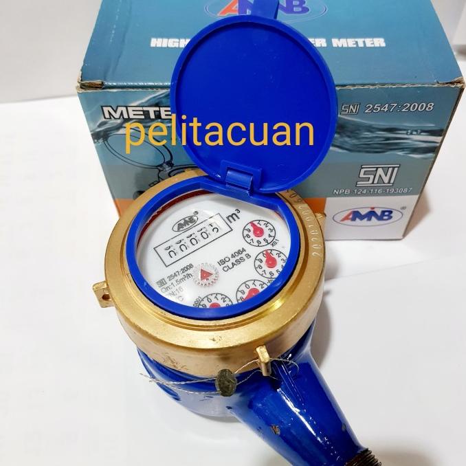Jual Meteran AIR PDAM SNI Besi Alat Meteran PAM 1/2"-Water Meter AMB ...