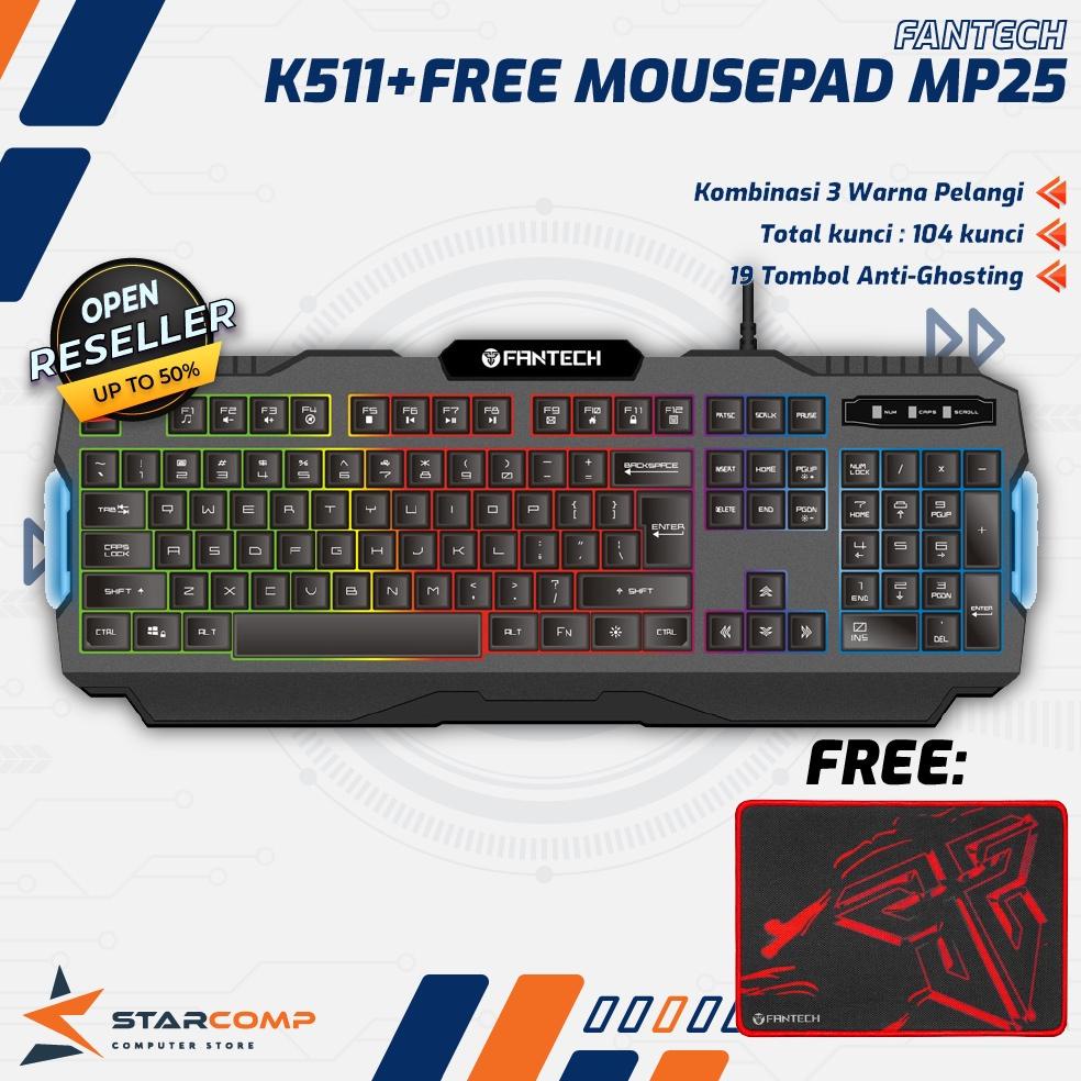 Jual Keyboard FANTECH K511 Hunter Pro Full Gaming Keyboard | Shopee ...