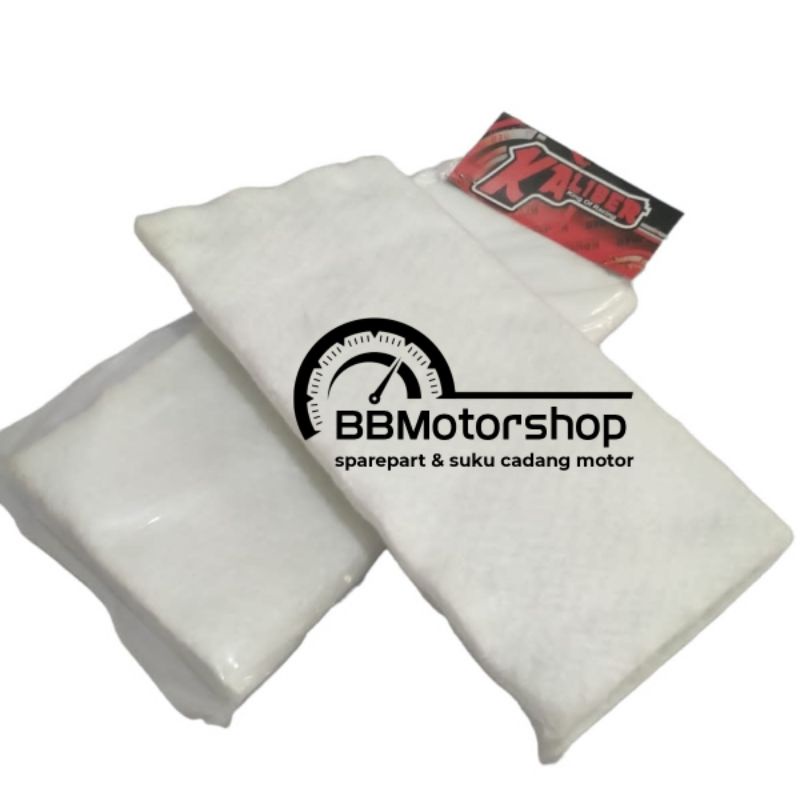 Jual GLASSWOOL GASWOOL GASWUL KENALPOT BUSA KNALPOT RACING PUTIH TEBAL ...