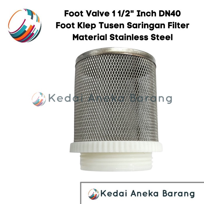 Jual Foot Valve Klep Tusen Tuzen Tosen Saringan Filter 11/2 11/2" Inch ...