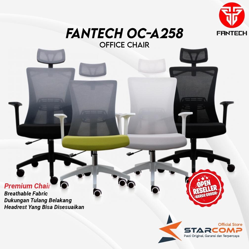 Jual Fantech OCA258 / OC-A258 Kursi Kerja Kantor Premium Office Chair ...