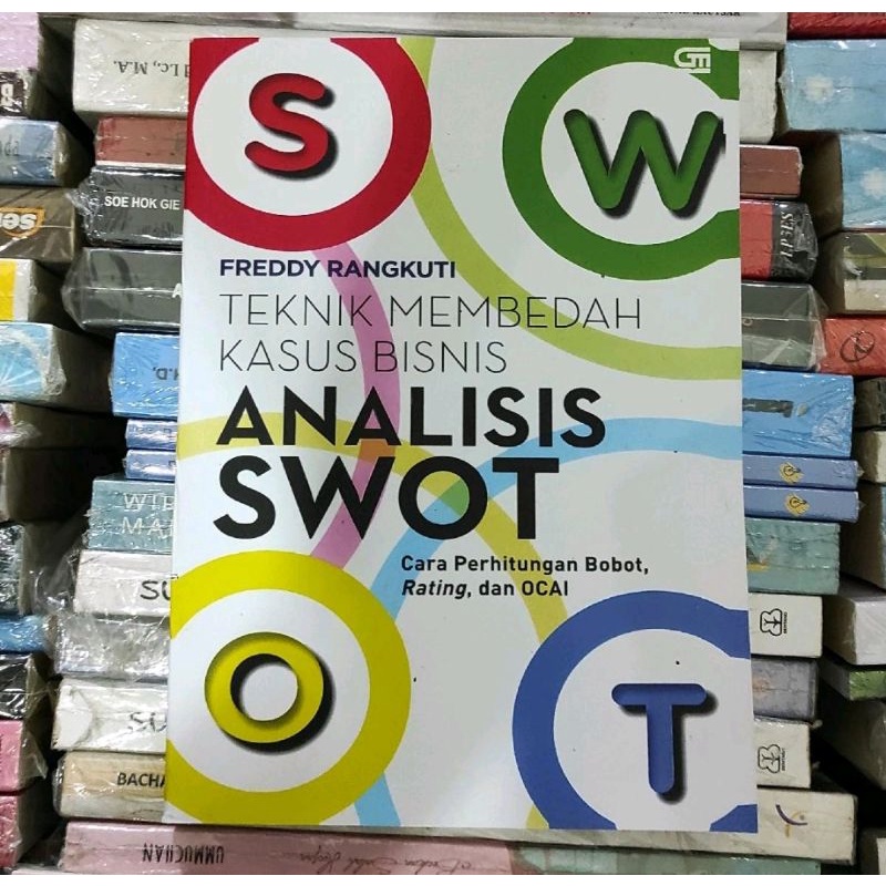 Jual Buku teknik membedah kasus bisnis analisis swot by freddy rangkuti ...