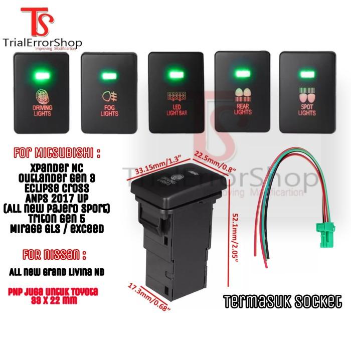 Jual SAKLAR PANEL SWITCH PAJERO LIVINA EXPANDER TRITON MIRAGE OUTLANDER ...