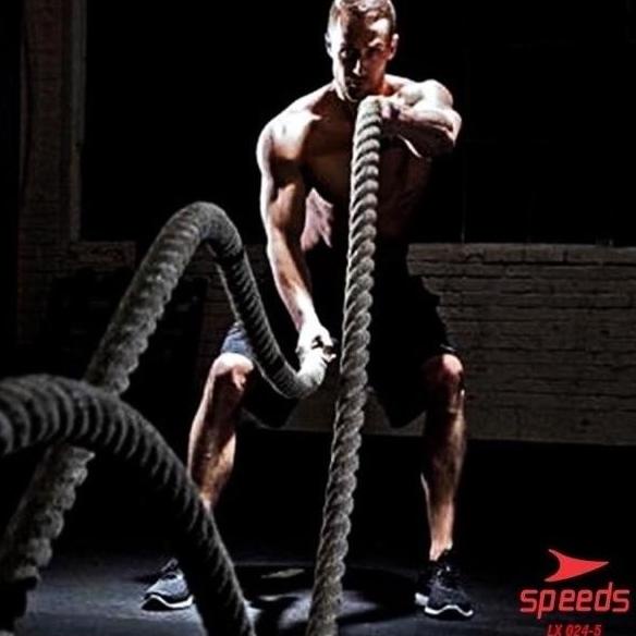 Jual Idealbody Battle Rope 9 Meter Speeds/Tali Fitness Ropes Gym 9 ...