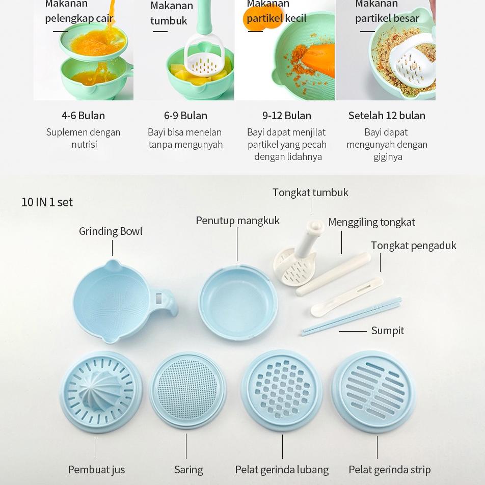 Jual [CSA.8Ap23e] Baby food maker processor alat mpasi bayi grinding ...