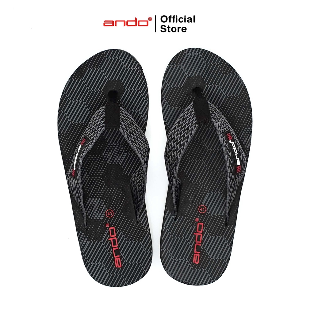 Jual Ando Official Sandal Jepit Mandala 03 Pria Dewasa - Hitam | Shopee ...