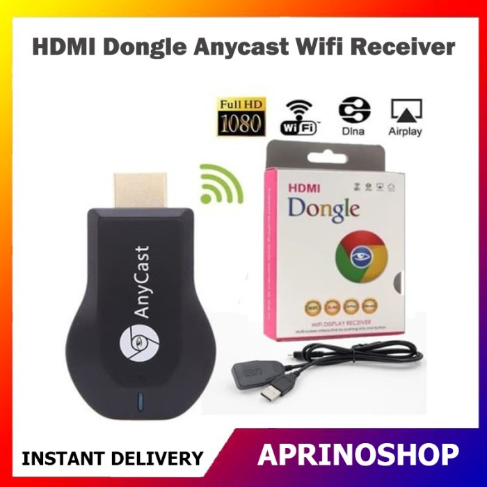 Jual Anycast Dongle HDMI Wifi Wireless Display Receiver TV MiraCast ...