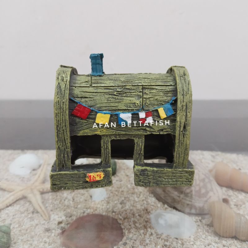 Jual HIASAN AQUARIUM KRUSTY CRAB / RUMAH TUAN KRAB IMPORT / FIBER ...