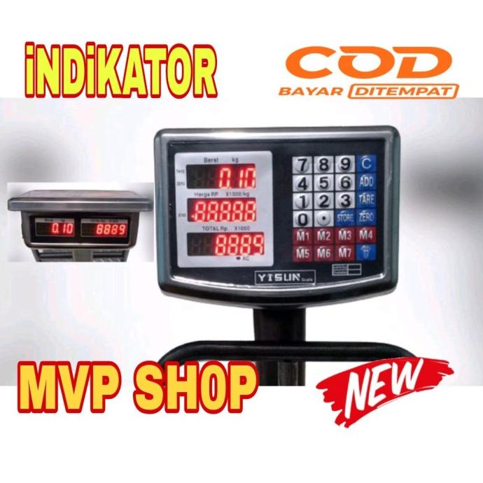 Jual Display timbangan digital/indikator timbangan/kepala timbangan ...