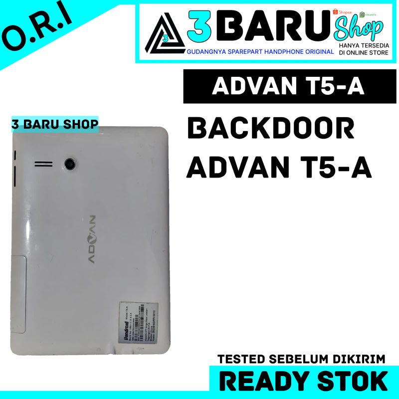 Jual Backdor tablet Advan t5-a t5a tutup belakang + tutup SIM + tombol ...