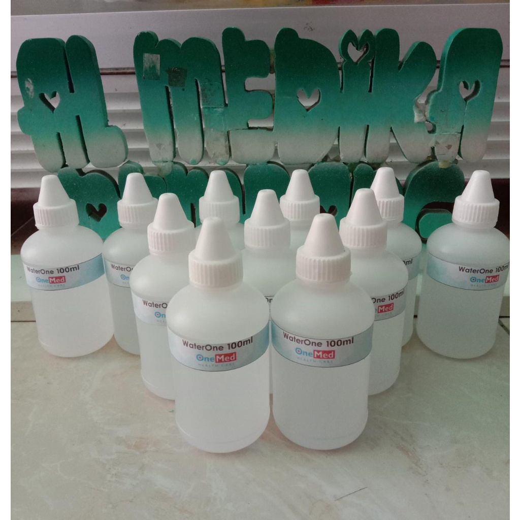 Jual Aquades WaterOne 100ml/Water one / Aquadest / Aquabidest ...