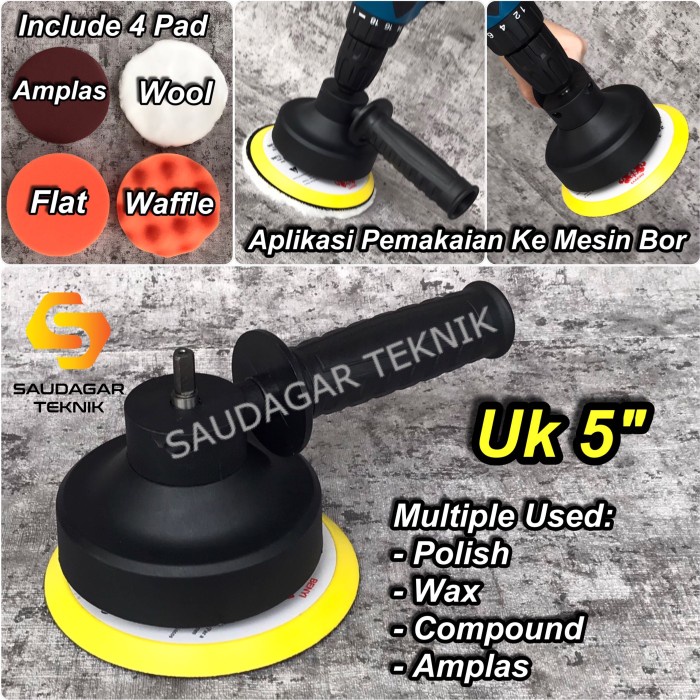 Jual Adaptor Poles Bor Adapter Polisher Adaptor Mesin Bor Ke Mesin ...