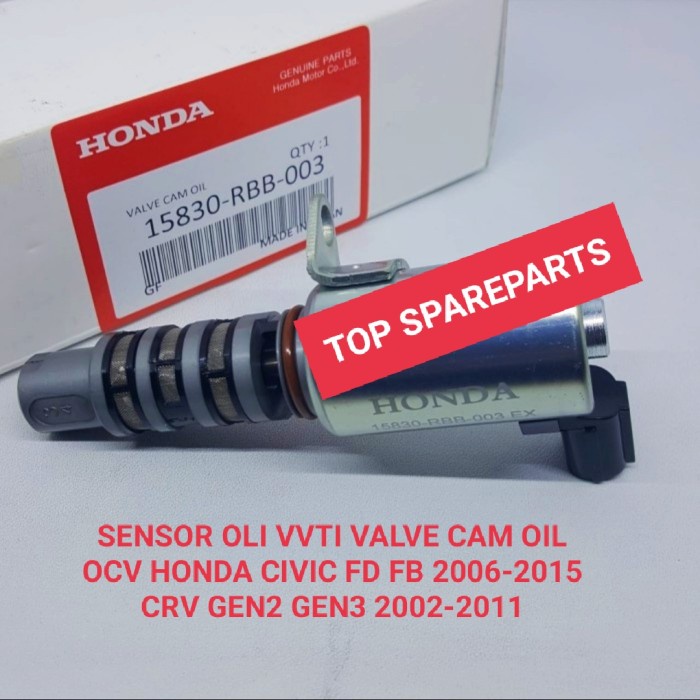 Jual SENSOR OLI VVTI VALVE CAM OIL OCV HONDA CRV GEN2 GEN3 CIVIC FD FB ...